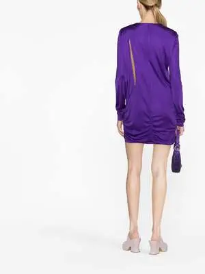 Versace Cut-out Minidress - Purple