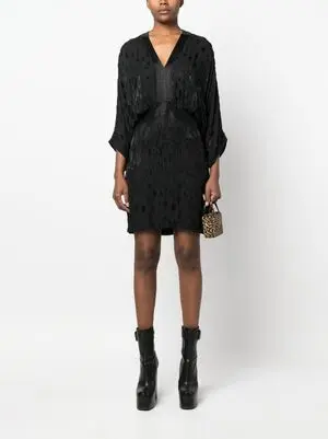 Roberto Cavalli Bead-embellished Short Dress