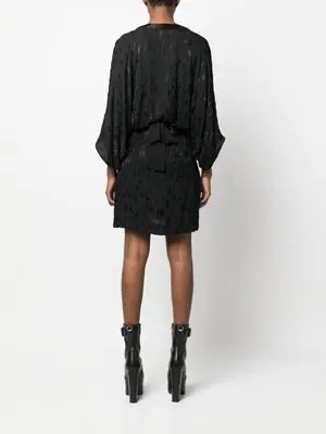 Roberto Cavalli Bead-embellished Short Dress