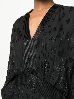 Roberto Cavalli Bead-embellished Short Dress