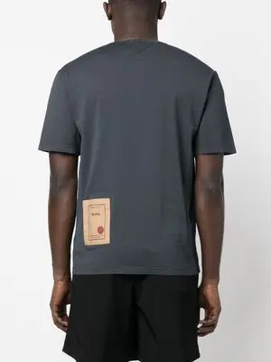TEN C Cotton Henley T-shirt