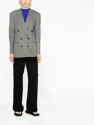 Stella McCartney Peak-lapels Double-breasted Blazer - Grey