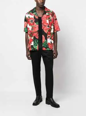 Dolce & Gabbana High-waist Tailored Trousers - Black
