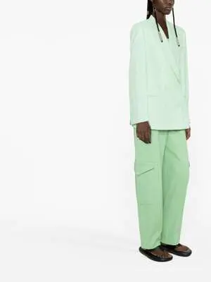 Stella McCartney Peak-lapels Double-breasted Blazer - Green