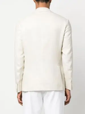 Corneliani Single-breasted Wool-blend Blazer