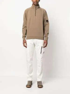 C.P. COMPANY Straight-leg Cotton Cargo Trousers