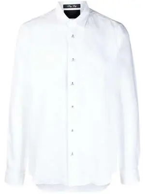 Philipp Plein Long-sleeve Linen Shirt