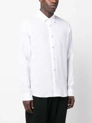 Philipp Plein Long-sleeve Linen Shirt