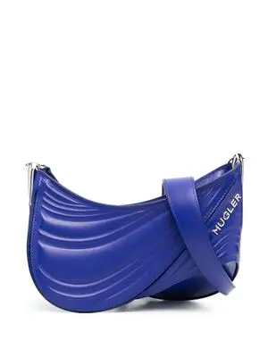 MUGLER Small Spiral Curve 01 Embossed Crossbody Bag