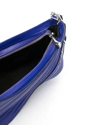 MUGLER Small Spiral Curve 01 Embossed Crossbody Bag
