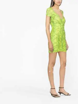 ROTATE BY BIRGER CHRISTENSEN Tie-dye Mini Dress