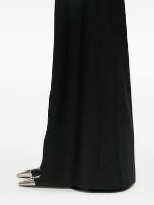 Alexander McQueen Flared Trousers - Black
