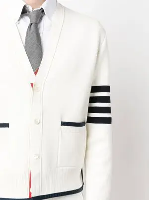 Thom Browne 4-bar Striped Cardigan