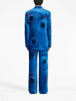 Marni Painterly-print Single-breasted Blazer