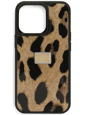 Dolce & Gabbana Leopard-print Iphone 14 Pro Case