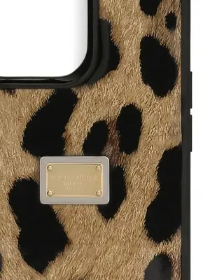 Dolce & Gabbana Leopard-print Iphone 14 Pro Case