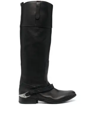 GOLDEN GOOSE Charlie Leather Knee-high Boots