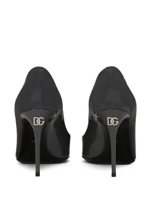 Dolce & Gabbana 90mm Patent Leather Pumps - Grey