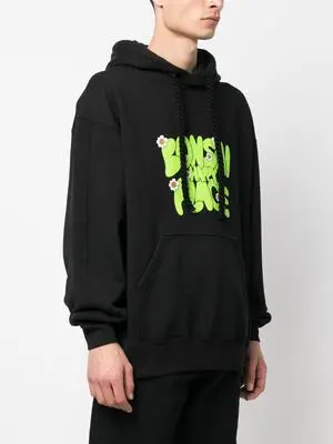BONSAI Logo-print Cotton Hoodie