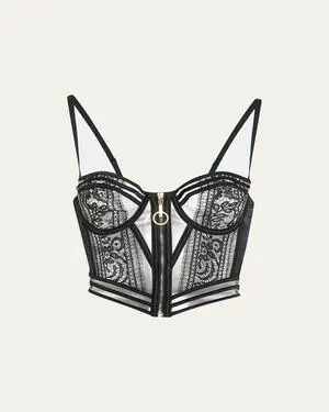 LIVY Batignolles Lace & Tulle Bustier