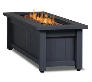REAL FLAME Ortun Rectangle Propane Fire Table