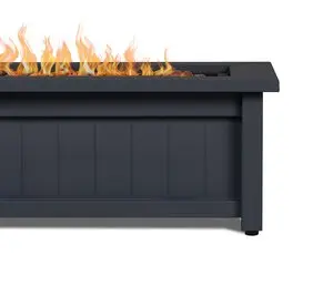 REAL FLAME Ortun Rectangle Propane Fire Table