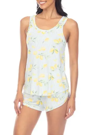 Honeydew Intimates Good Times Short Pajamas Tea Leaf Lemons
