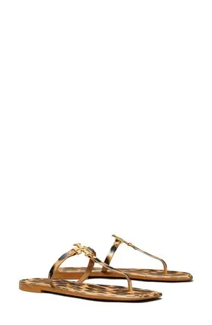 Tory Burch Roxanne Jelly Thong Sandal Classic Leopard