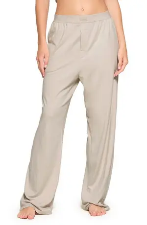 SKIMS Boyfriend Loose Pants Stone