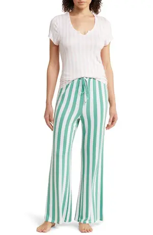 Honeydew Intimates Good Times Pajamas Inhale Stripe