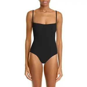 Hunza G Pamela One-piece Swimsuit - Black/dtm