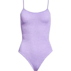 Hunza G Pamela One-Piece Swimsuit Lilac