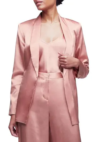 L'Agence Everly Silk Blazer