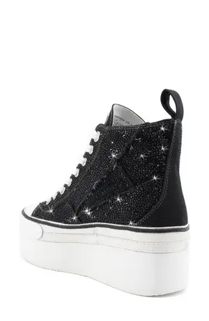 ZIGI Carmensa High-top Platform Sneakers - Black