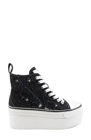 ZIGI Carmensa High-top Platform Sneakers - Black
