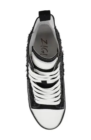 ZIGI Carmensa High-top Platform Sneakers - Black