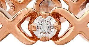 Sethi Couture Ayla Diamond Band Ring - 18k Rose Gold