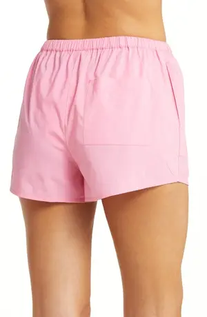 L*Space Skipper Cotton Cover-up Shorts