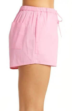 L*Space Skipper Cotton Cover-up Shorts