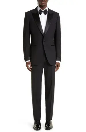 TOM FORD O'connor Stretch Wool Tuxedo - Black