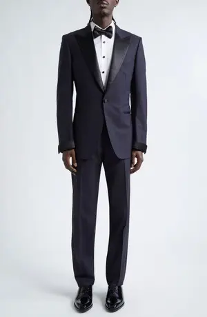 TOM FORD O'connor Stretch Wool Tuxedo - Hb790 Ink