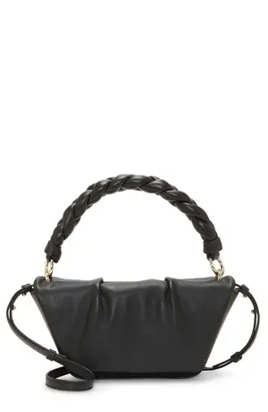 Vince Camuto Winnie Leather Crossbody Bag Black