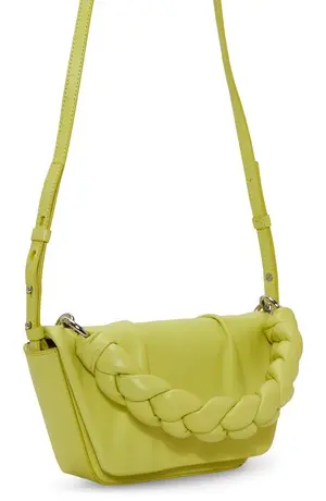 Vince Camuto Winnie Leather Crossbody Bag - Celery Juice