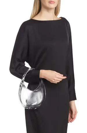 Coperni Mini Swipe Top Handle Bag - Glass Transparent