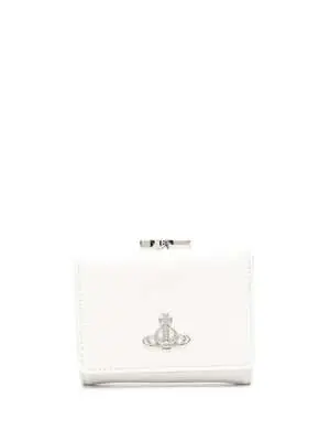 Vivienne Westwood Orb-Logo Wallet Purse - White | Editorialist