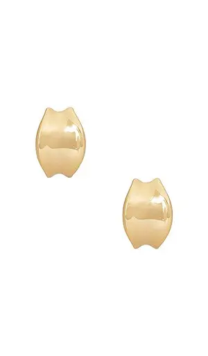 Jenny Bird Chunky Doune Hoop Earrings - Gold