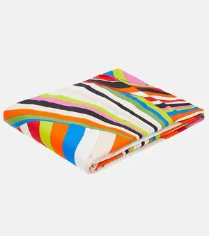 Emilio Pucci Abstract Cotton Beach Towel - Multicoloured