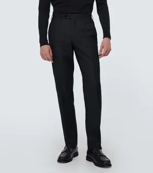 Zegna Single-breasted Virgin Wool Suit - Grey