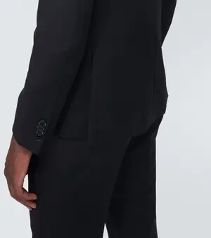 Zegna Single-breasted Virgin Wool Suit - Grey