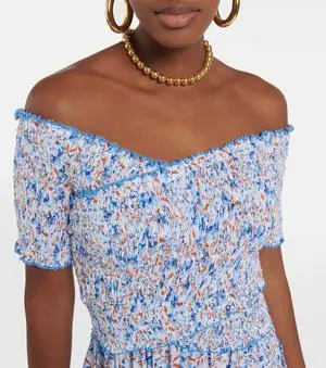 Poupette St Barth Soledad Floral Minidress - Multicoloured